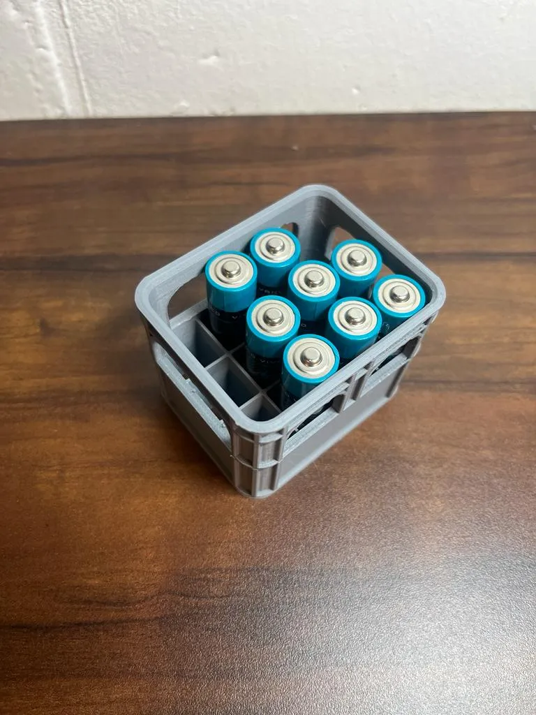 Battery Beer Crate for AA Baterys by Printsolution - MakerWorld