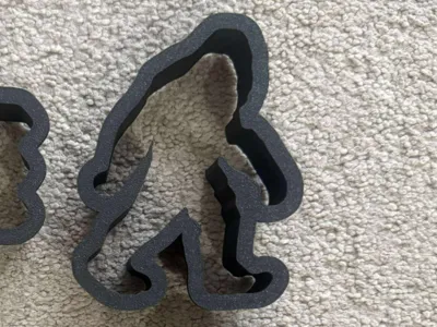 Sasquatch Bigfoot cookie cutter - Free 3D Print Model - MakerWorld
