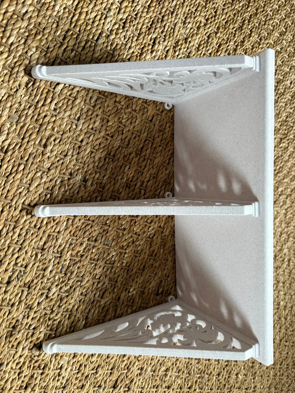 Ornate Lycoris Flower Wall Shelf - Art Deco Style - Free 3D Print Model ...