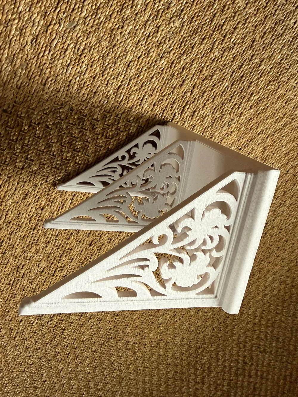 Ornate Lycoris Flower Wall Shelf - Art Deco Style - Free 3D Print Model ...