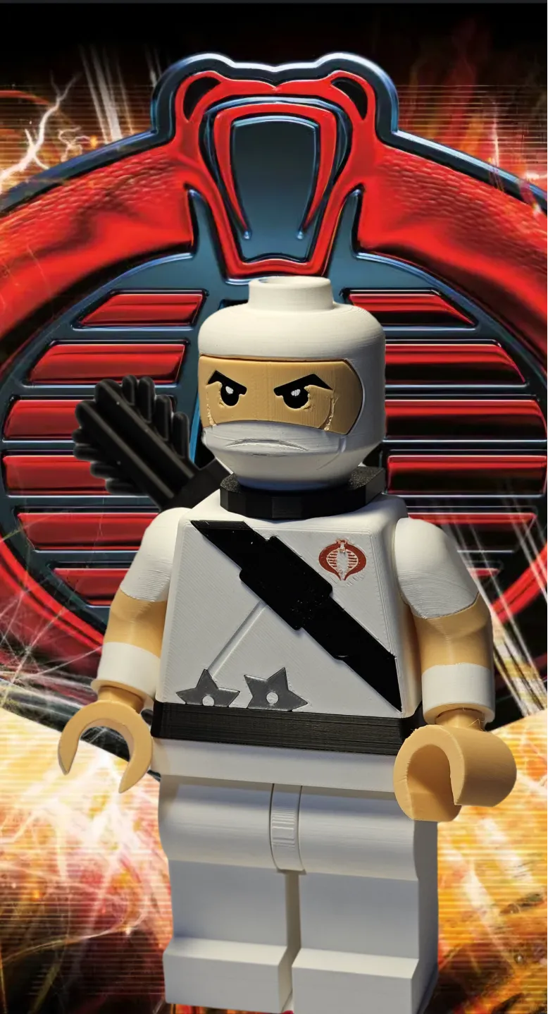 BIG BRICK **STORM SHADOW** COBRA by Warp3D Prints - MakerWorld