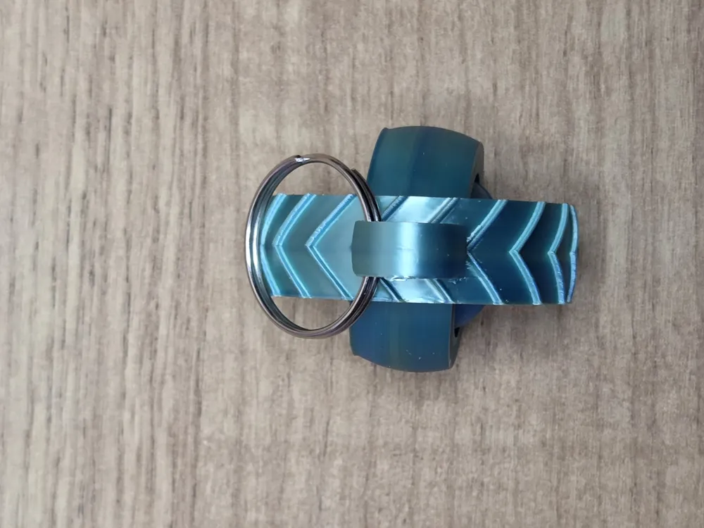 Keychain fidget spinner - Free 3D Print Model - MakerWorld