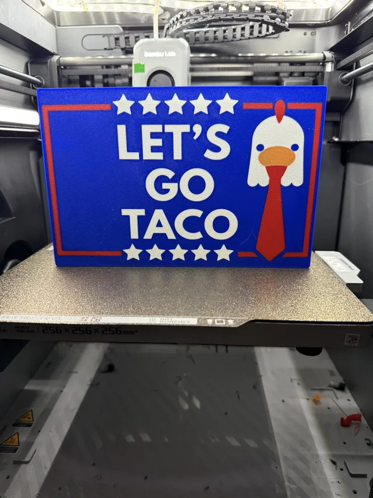 LET'S GO TACO LIGHTBOX by 3DPrinting4fun MakerWorld: Download Free 3D ...
