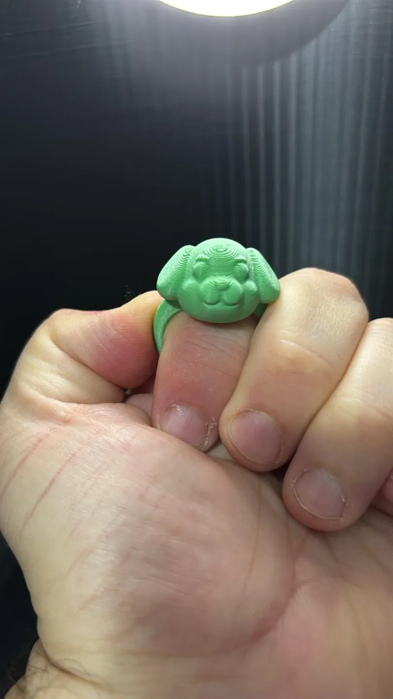 Dog / Puppy ring by orenlibane - MakerWorld
