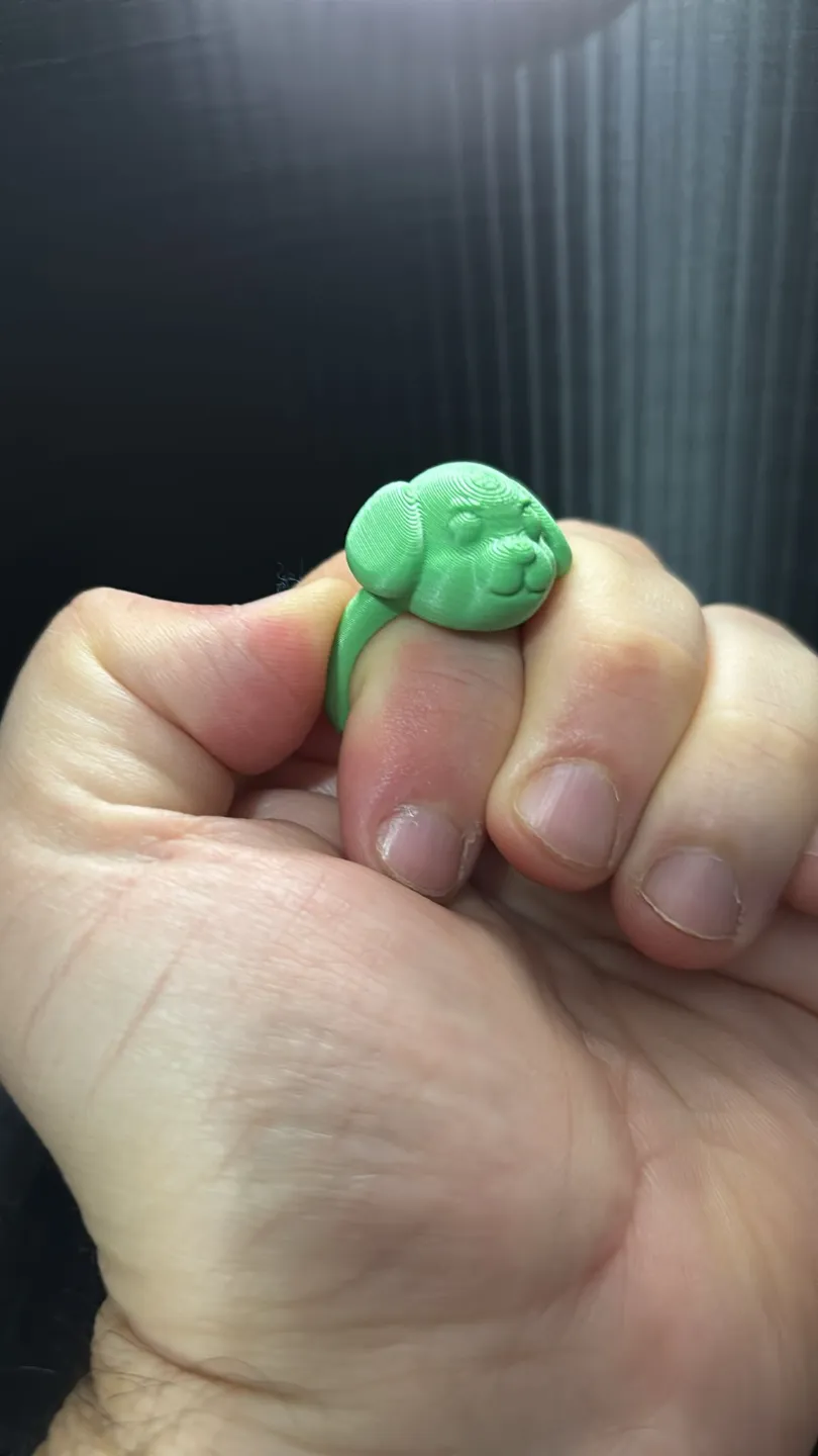 Dog / Puppy ring by orenlibane - MakerWorld