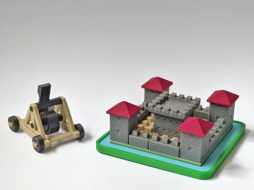 Castle Attack – 2-Player Castle Siege Game! - Free 3D Print Model ...
