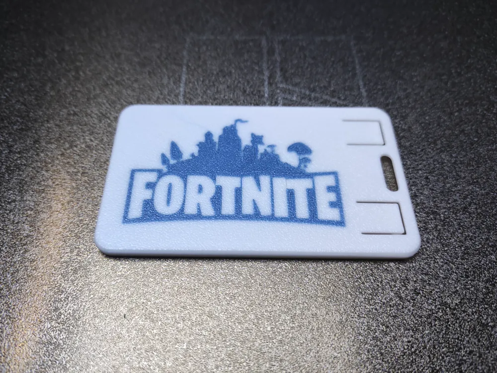 Fortnite ID Card/Badge Holder Remixed by We Be Printin' MakerWorld ...