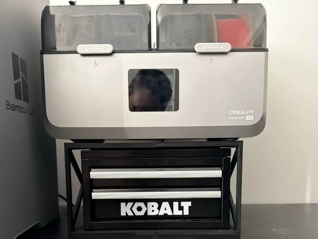 Creality Space Pi X4 dryer stand with storage V1.0 - Free 3D Print ...