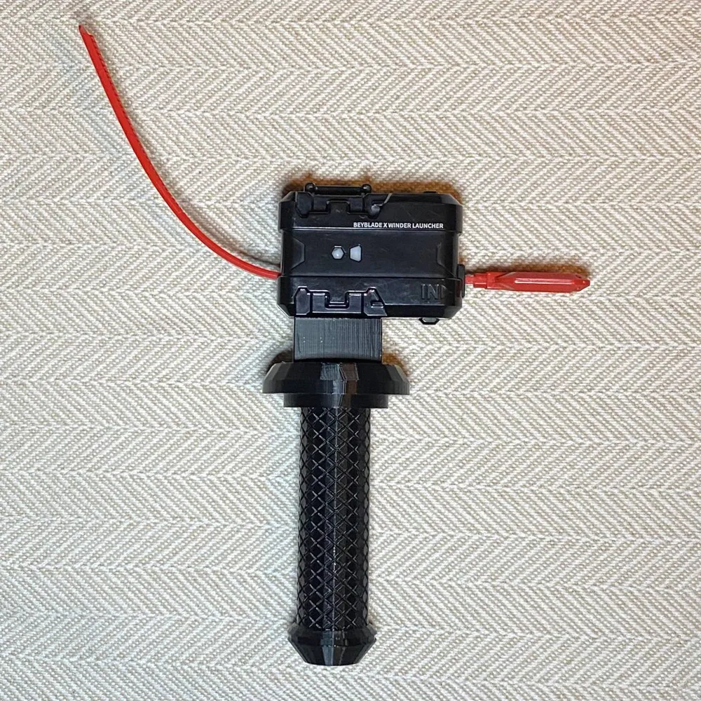 BEYBLADE X | SWORD LAUNCHER GRIP - Free 3D Print Model - MakerWorld