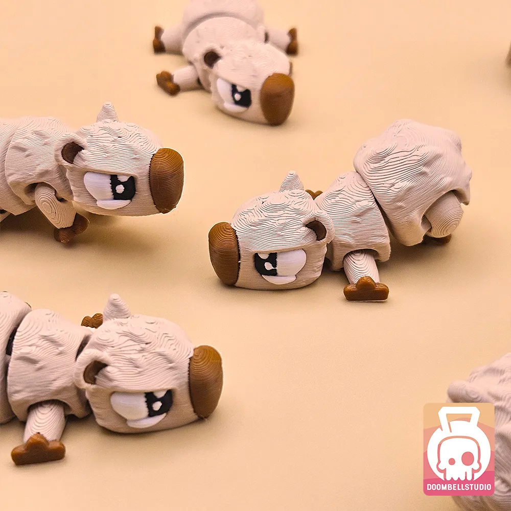 FREE Articulated Mini Capybara - Free 3D Print Model - MakerWorld