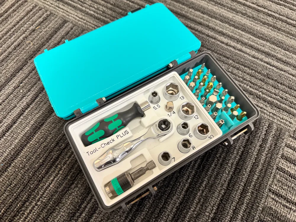 Wera Tool check Plus Case with Gridfinity Insert Remixed by ...