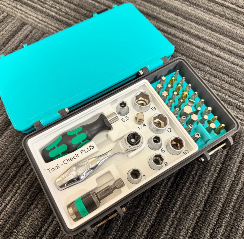 Wera Tool check Plus Case with Gridfinity Insert Remixed by ...