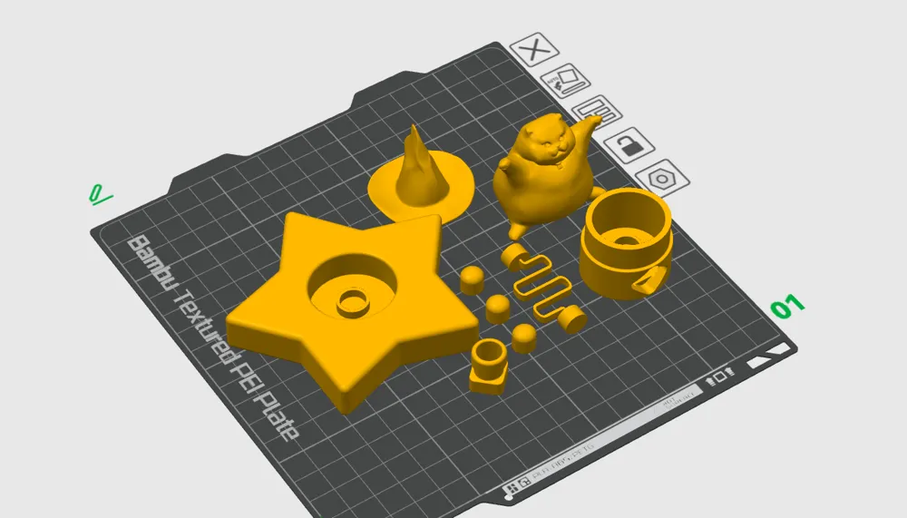 CHEESEBALL THE WIZARD AIR PRESSURE TOY by SOOM - MakerWorld