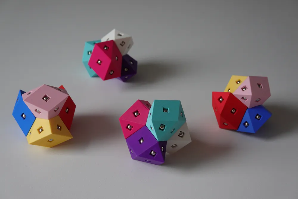 Magnetic Bisymmetric Hendecahedron with Overhang-proof Sockets by Dub ...