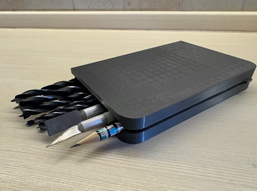 Drill/pencil case by Bamboo - MakerWorld