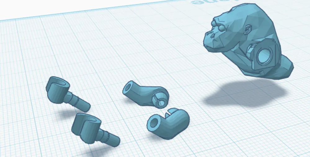 Brick-Compatible Monke from Animal Company by Cosmic_Egg MakerWorld ...