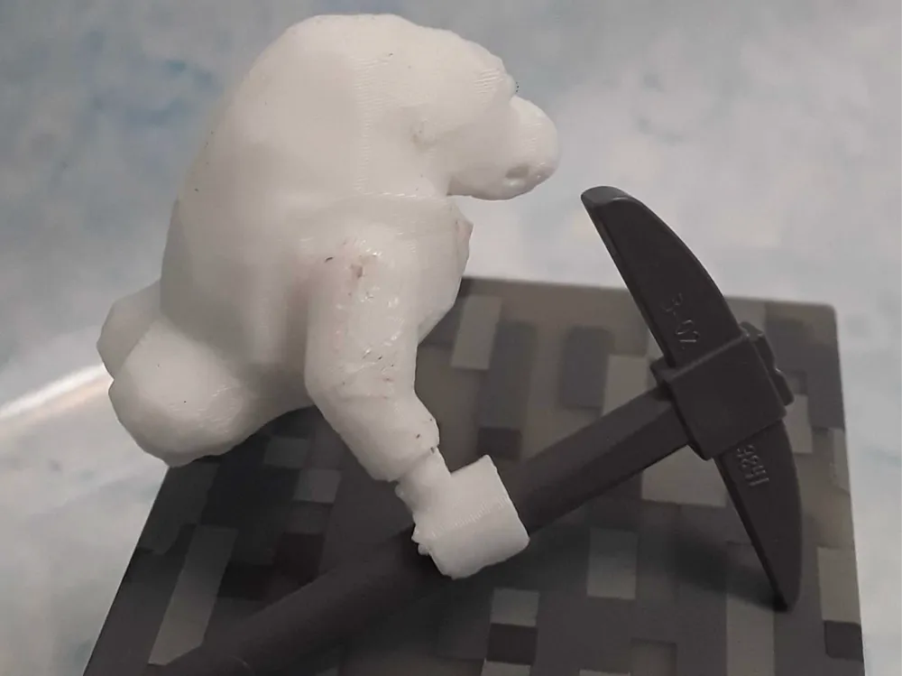 Brick-Compatible Monke from Animal Company by Cosmic_Egg MakerWorld: Download Free 3D Models