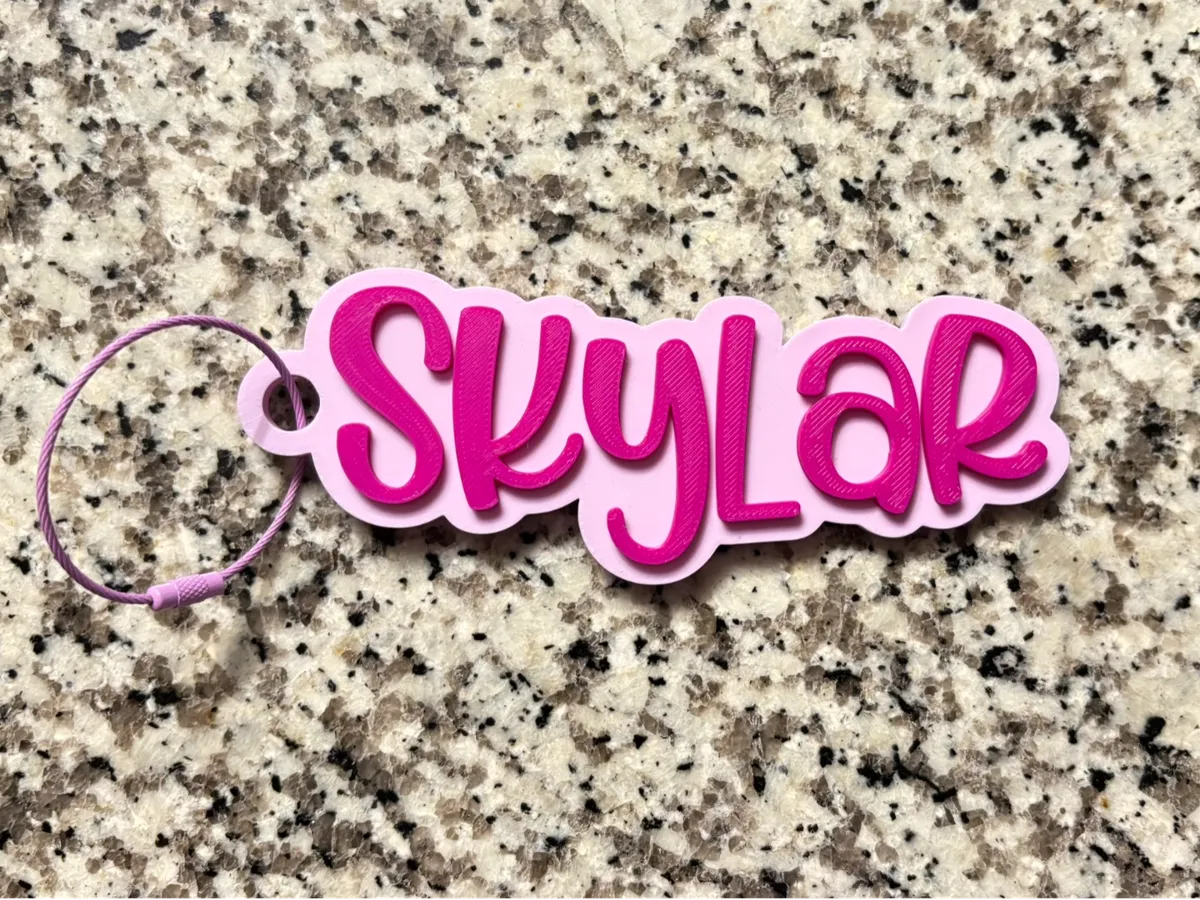 Mia Keychain - Free 3D Print Model - MakerWorld