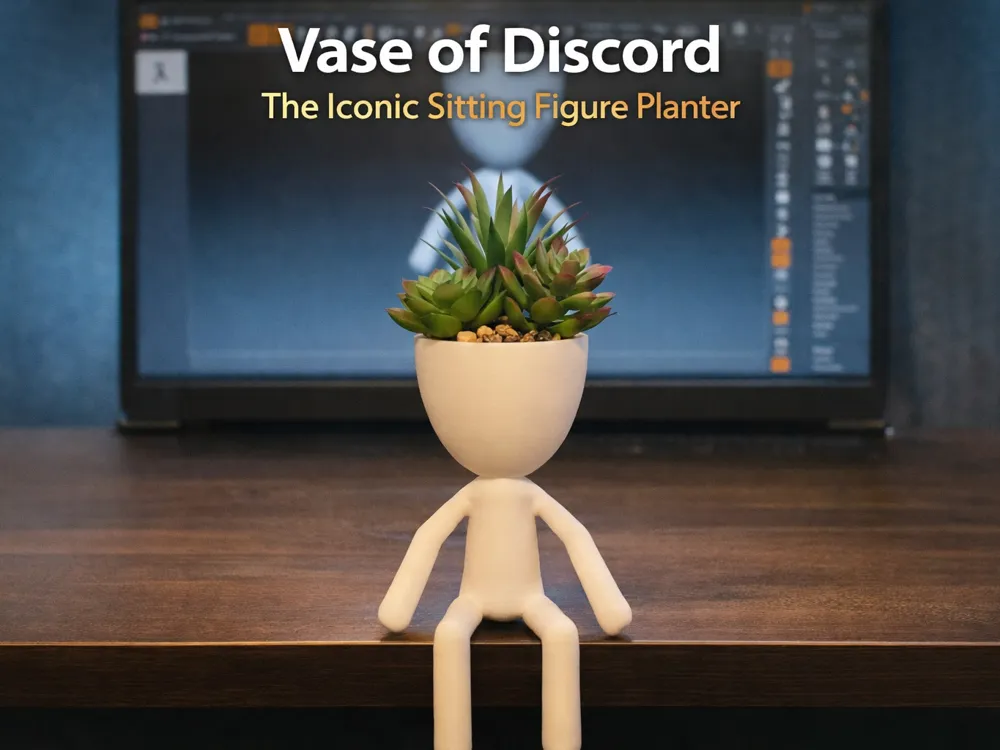 Vase of Discord – Robert Plant Vase - Free 3D Print Model - MakerWorld