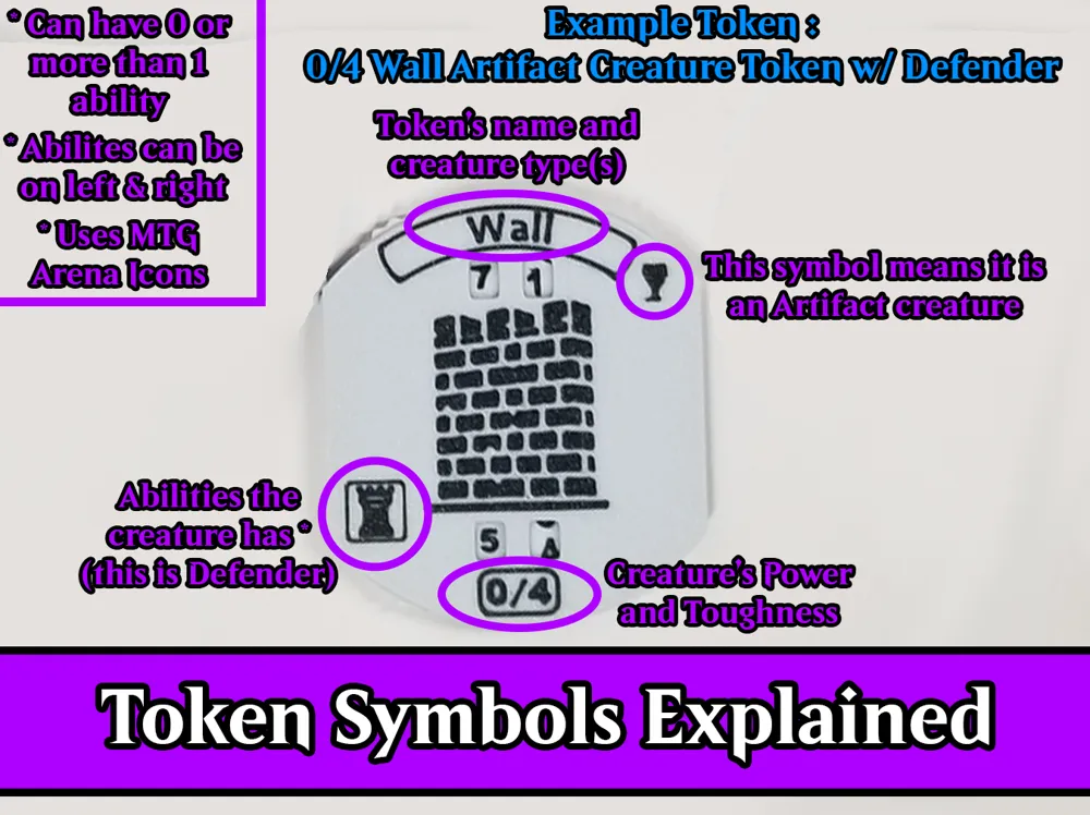 Double Sided MTG Token Counter Angel / Goblin by TheMakerSphere ...