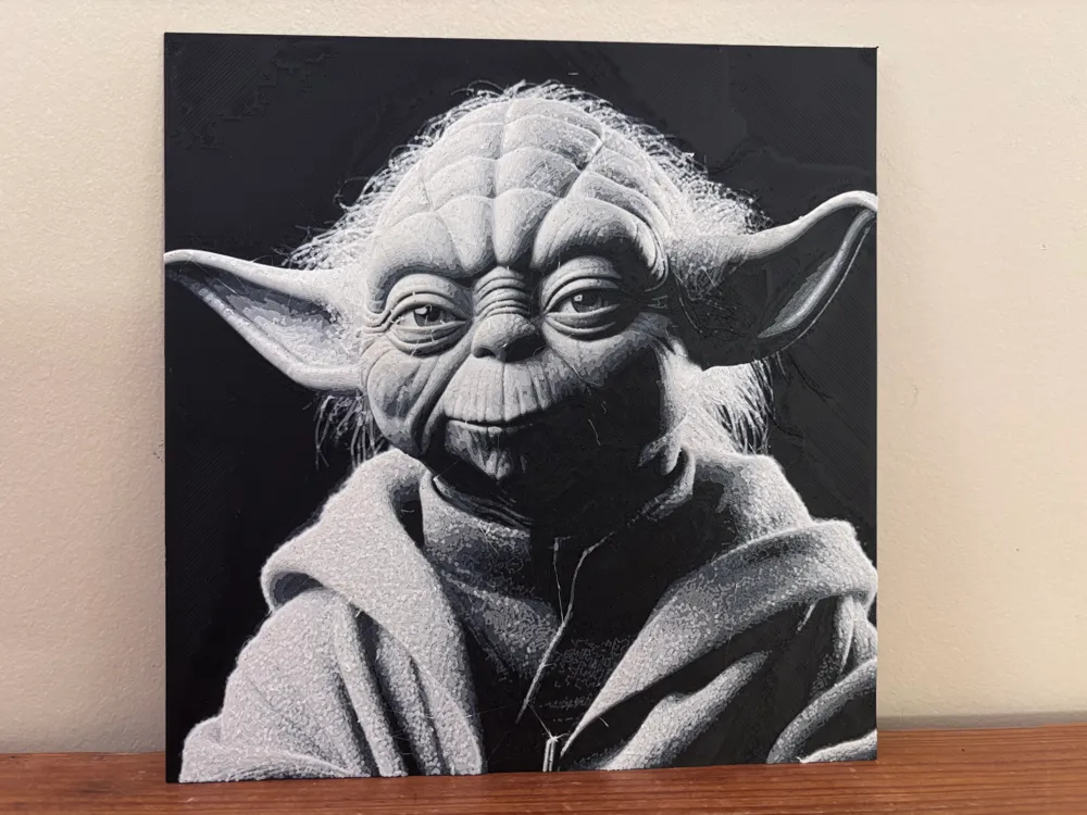 hueforge star wars yoda by Cj 3DPRINTMakerWorld: Download Free 3D Models