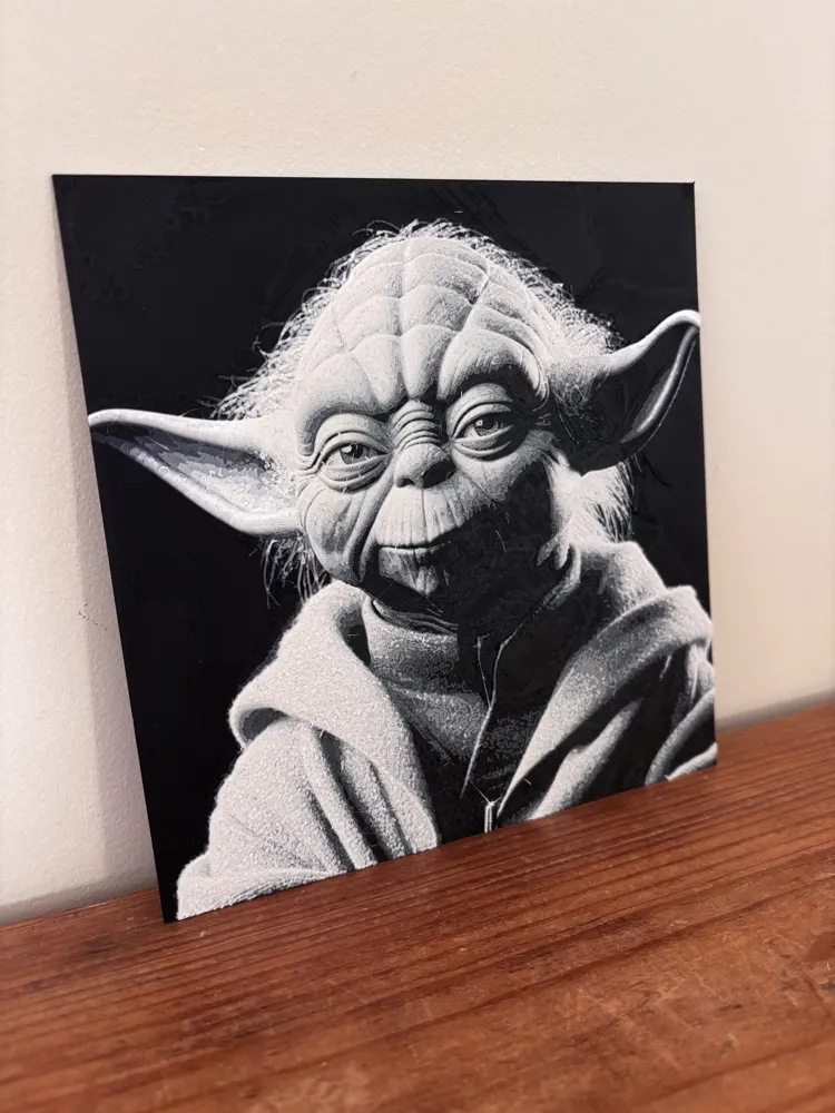 hueforge star wars yoda by Cj 3DPRINTMakerWorld: Download Free 3D Models