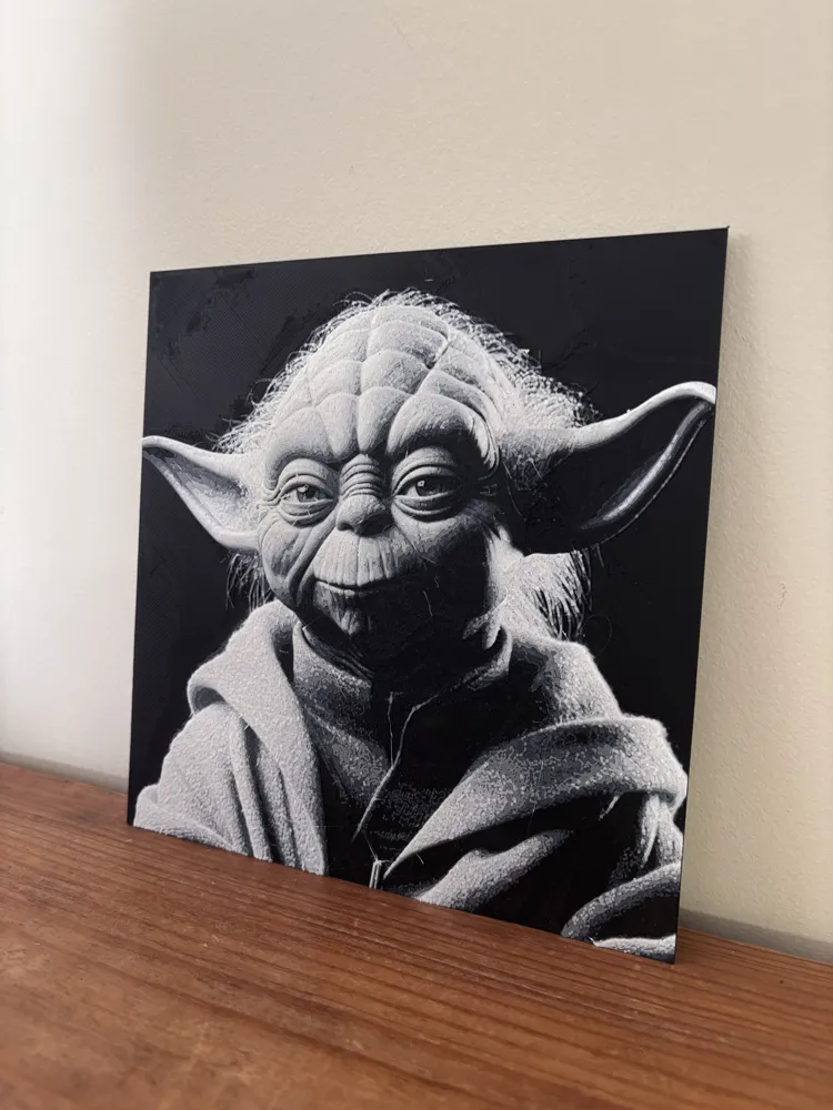 hueforge star wars yoda by Cj 3DPRINTMakerWorld: Download Free 3D Models