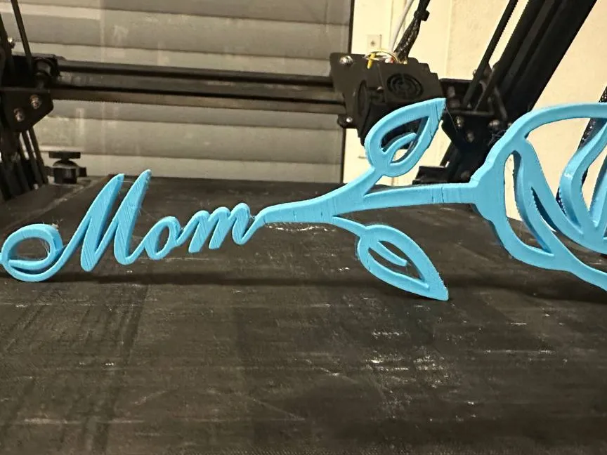 Cursive Flower | Gift For Mom | by HovavRoee MakerWorld: Download Free ...