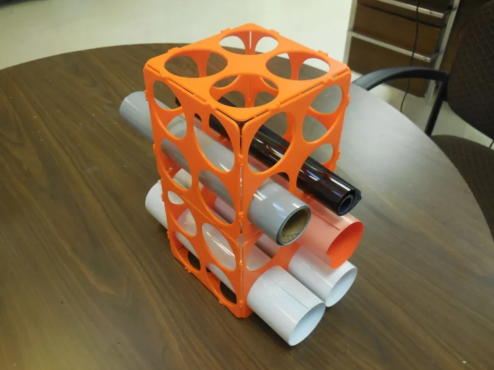Cricut Vinyl Storage Tower by LarkinLabs - MakerWorld