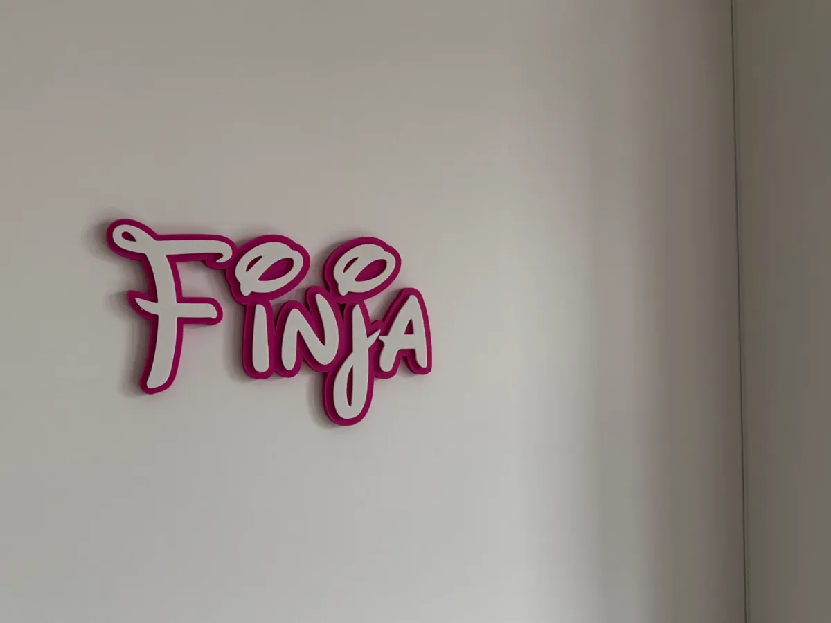 Disney Style Nameplate "Finja" by mr_mkaay MakerWorld: Download Free 3D ...