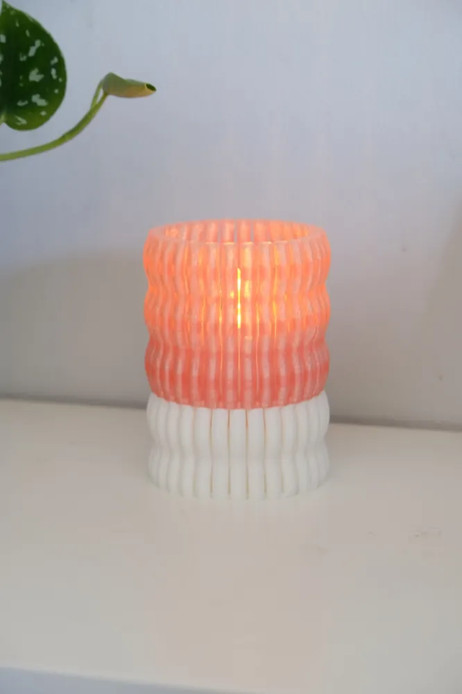 Tealight. Two Part Led Candle Lamp. Cosy Light - Free 3D Print Model ...