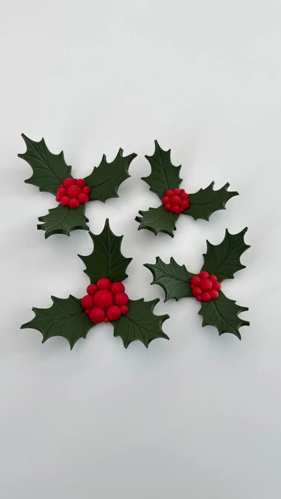 Decorative Christmas holly - Free 3D Print Model - MakerWorld