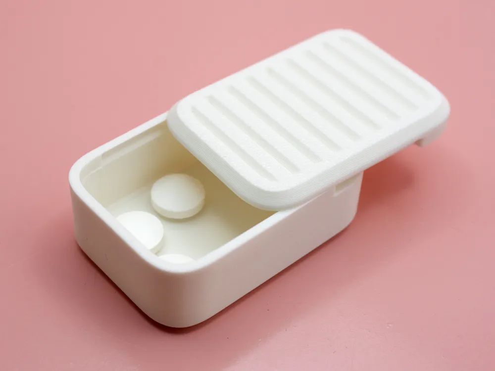 Small Sliding Lid Pill Box by Pork 3D.com by Pork3D MakerWorld ...