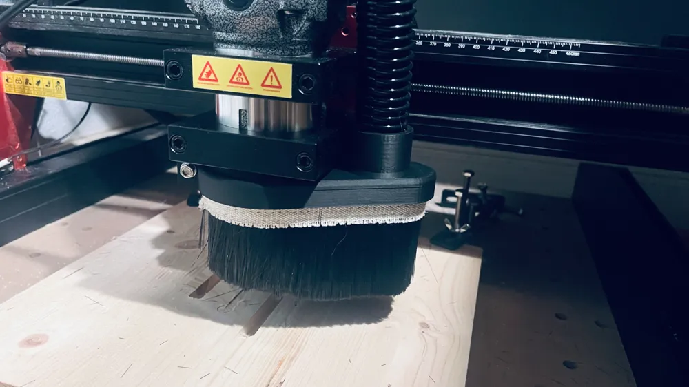 Dust Shoe for 65mm CNC Spindles (Low Profile) by T_Brue MakerWorld ...