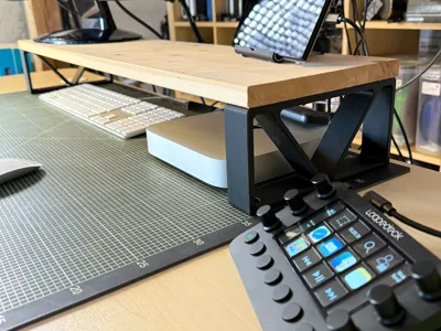 Monitor Riser - Desktop Riser by Druckwerkstatt 3D MakerWorld: Download Free 3D Models