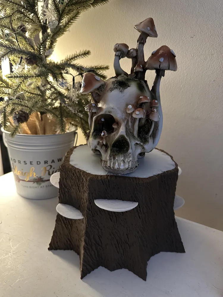Rustic Tree Stump Drink Dispenser Pedestal by DaBrunWorks MakerWorld ...