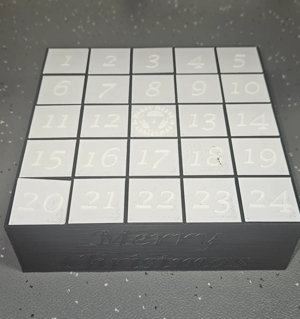 Christmas Advent Calendar by 31Lacrosse1 MakerWorld: Download Free 3D ...