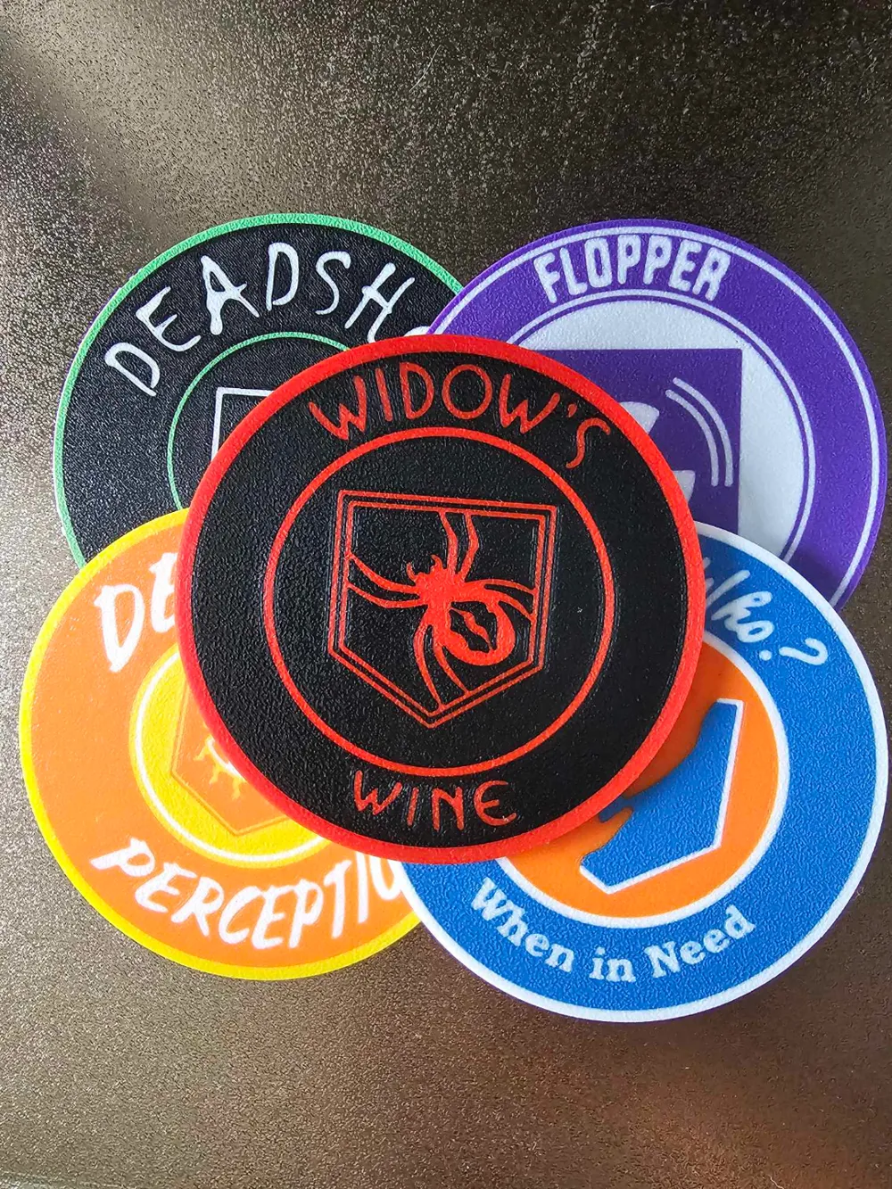 Widows Wine Zombie Perk Coaster by MuffinMan - MakerWorld