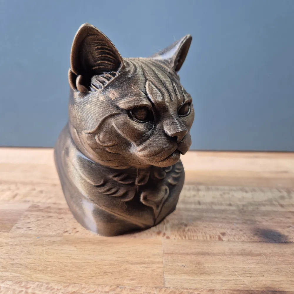 American Shorthair Cat Bust Model by Mr.Jay MakerWorld: Download Free ...