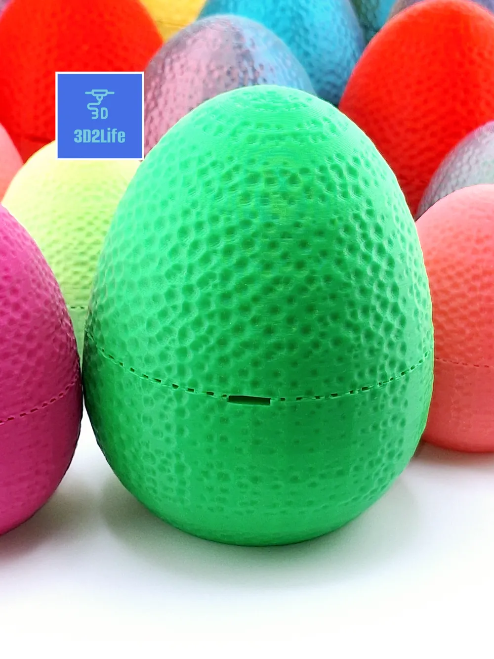Rattle Crack Fidget Egg by 3D2Life MakerWorld: Download Free 3D Models