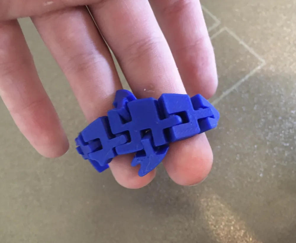 Flexi shark fidget by 3D printer guy MakerWorld: Download Free 3D Models