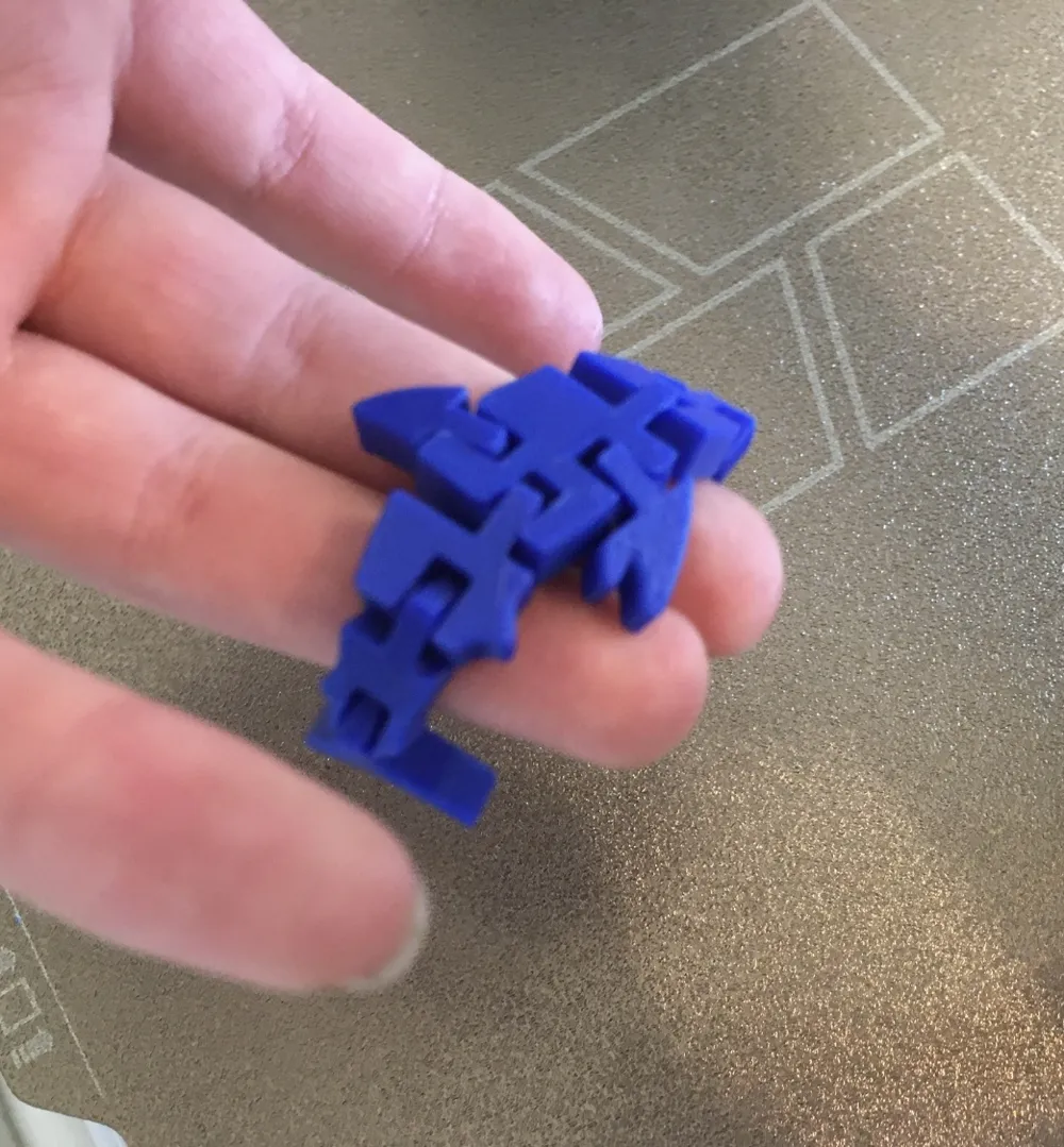 Flexi shark fidget by 3D printer guy MakerWorld: Download Free 3D Models