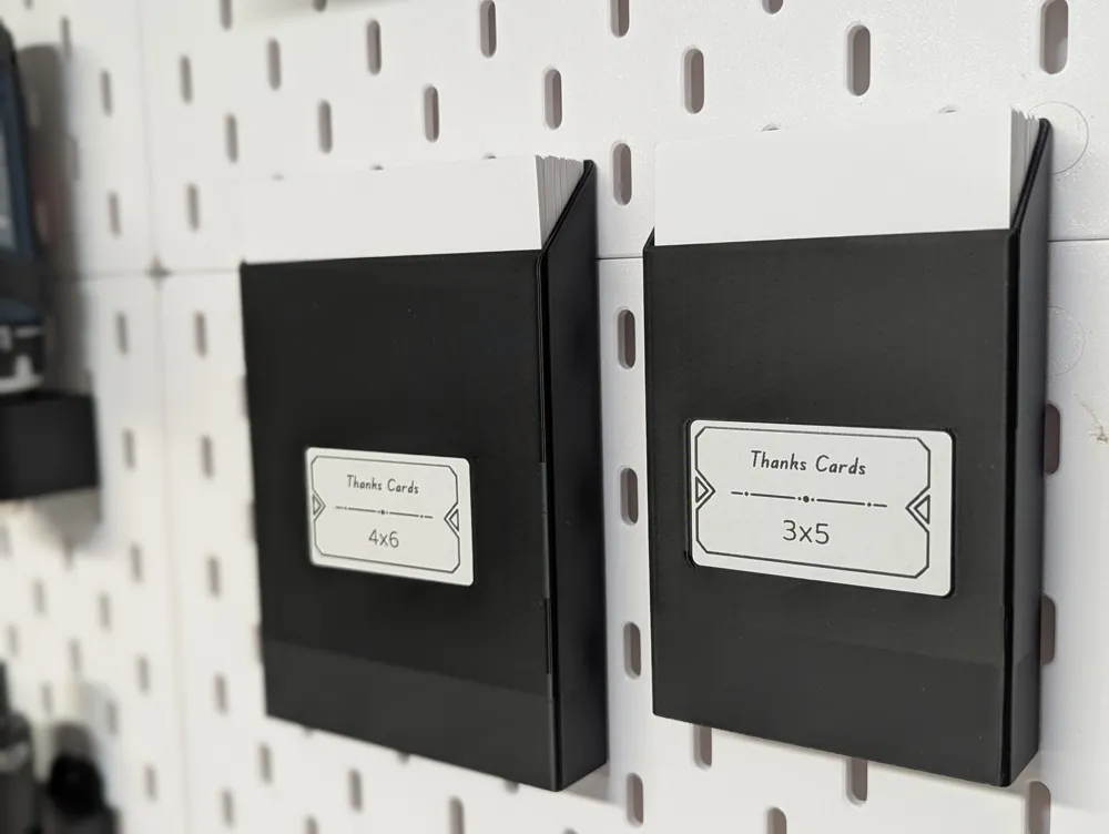 (Parametric) Ikea Skadis Cards Holder by Marc Elbichon MakerWorld ...