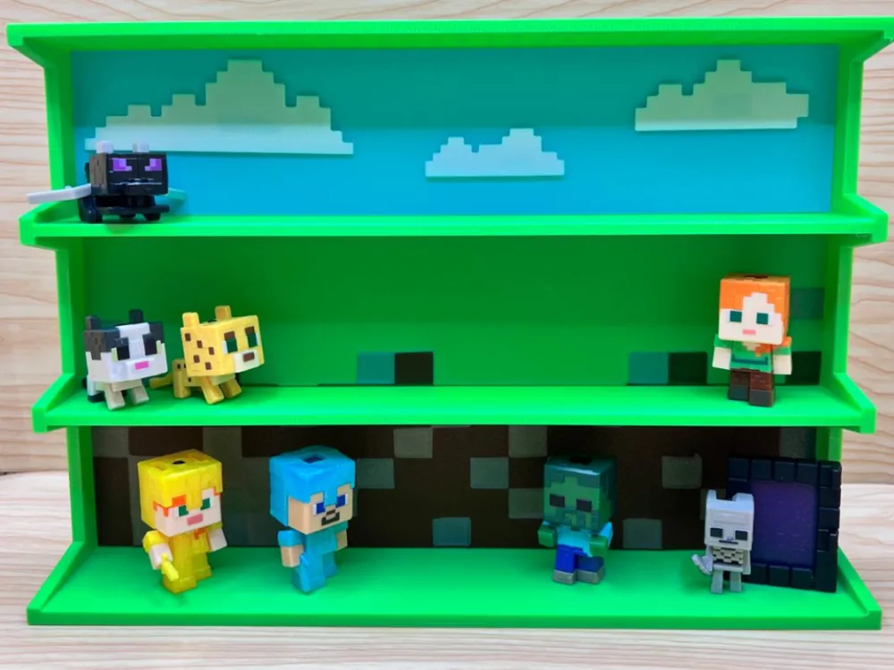 Minecraft display stand for Kinder Joy - Free 3D Print Model - MakerWorld