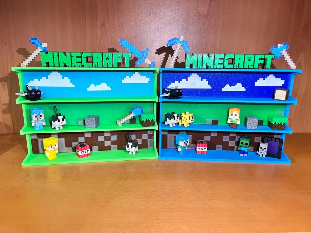 Minecraft display stand for Kinder Joy - Free 3D Print Model - MakerWorld