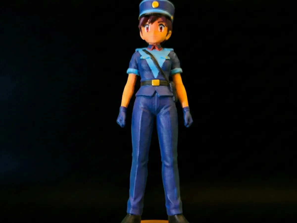 Officer Jenny figure - Free 3D Print Model - MakerWorld