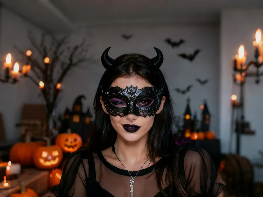 Acessórios de Tiara de Chifres de Demônio (Peças Separadas) Demon Horn ...