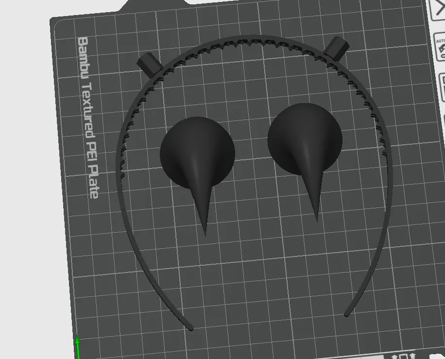 Acessórios de Tiara de Chifres de Demônio (Peças Separadas) Demon Horn ...