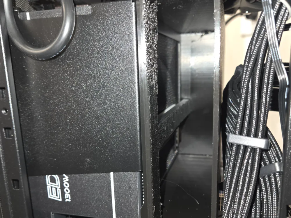 PSU Duct for Lian Li A3 using ATX PSU, Front Mount - Free 3D Print ...