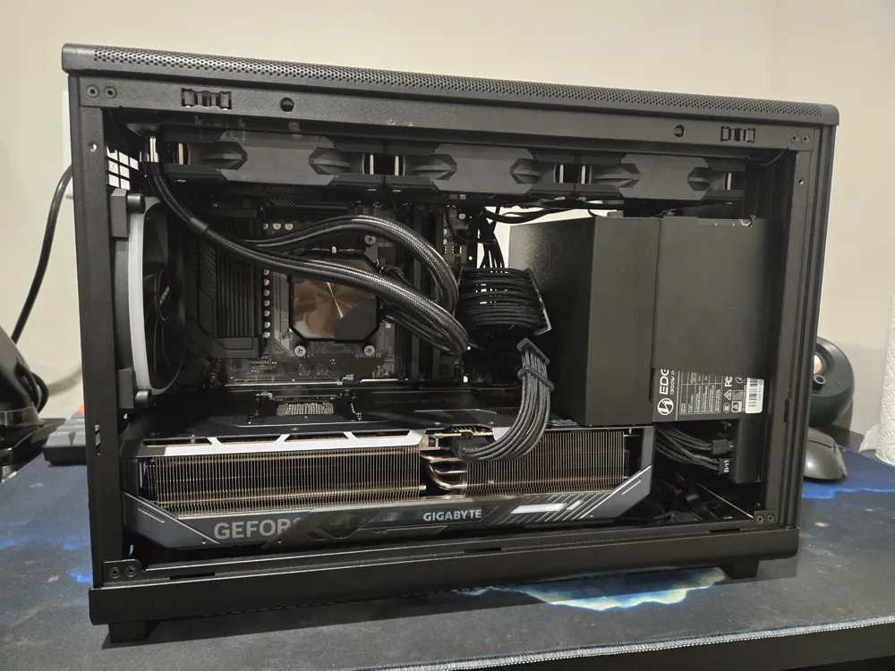 PSU Duct for Lian Li A3 using ATX PSU, Front Mount - Free 3D Print ...